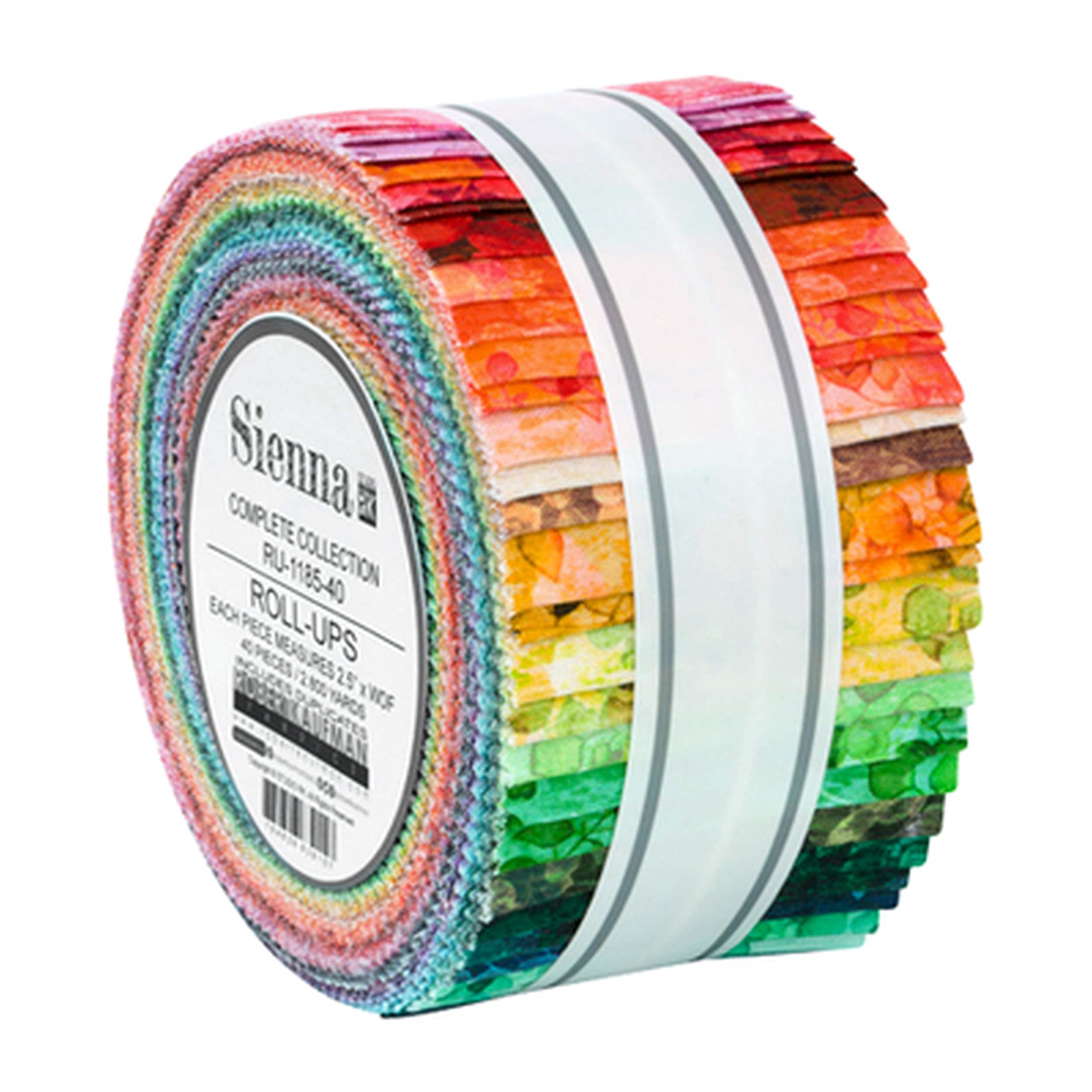 Kaufman Print Rollup Jelly Roll, RU-1185-40, Sienna – Hearts Desire Fiber